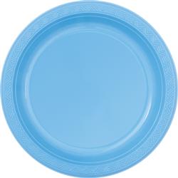BABY BLUE Dinner PLASTIC PLATES - This Party Started